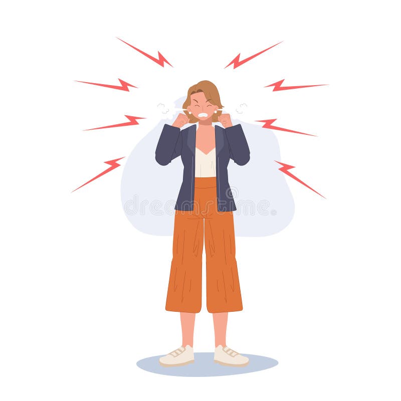 Aggressive Anger. Furious Very Angry Person Stock Vector - Illustration ...