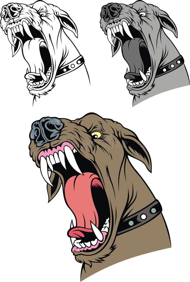 Aggressive Dog Stock Illustrations – 1,276 Aggressive Dog Stock ...