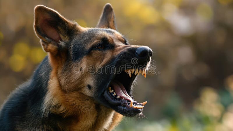 Aggressive Dog Ready To Bite Stock Photo - Image of friendship, mammal: 305862374