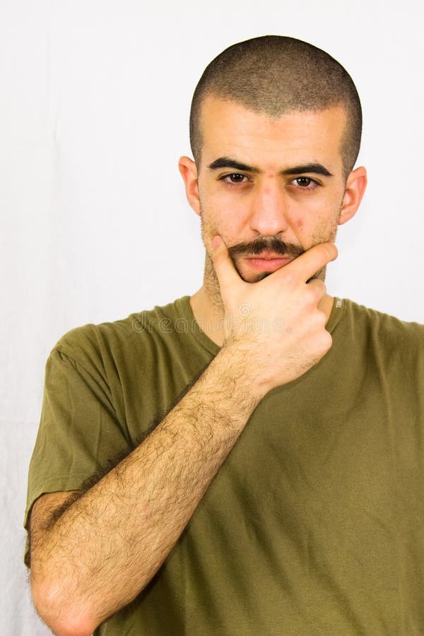 Aggressive look stock photo. Image of hair, hands, look - 13257704