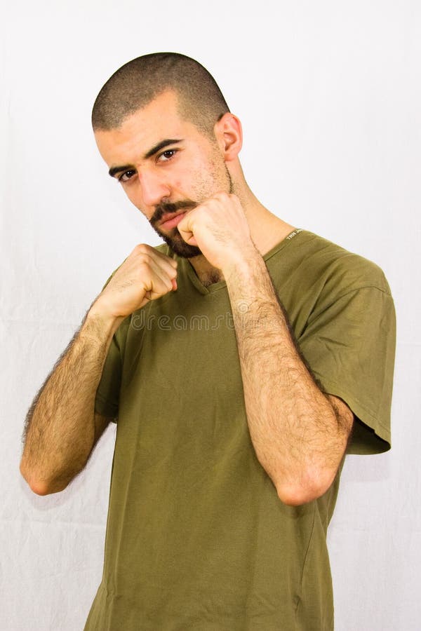 Aggressive look stock image. Image of shirt, face, emotion - 13257727