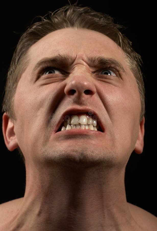 Aggressive man stock image. Image of anger, human, conflict - 12718419
