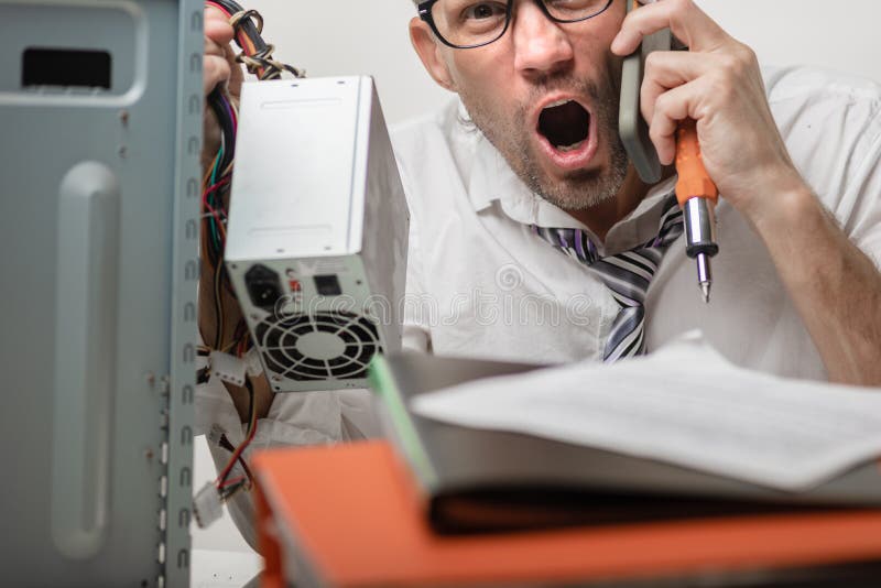 Aggressive man screaming stock image. Image of loser - 210686361