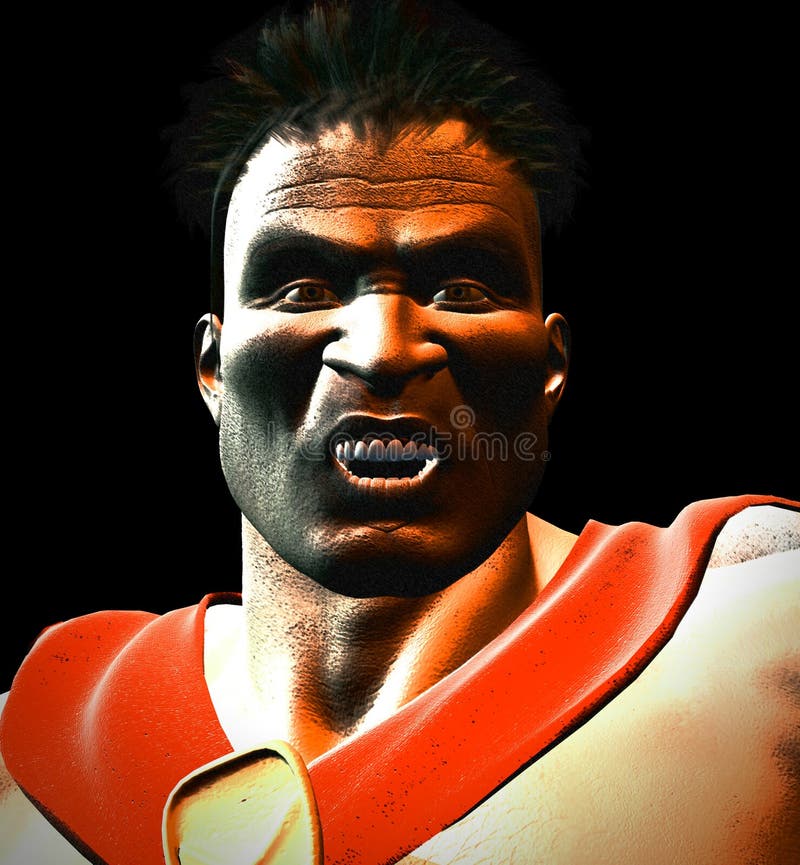 Aggressive Spartan stock illustration. Illustration of spartan - 46122768