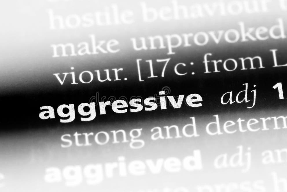 Aggressive stock photo. Image of concept, dictionary - 114406074