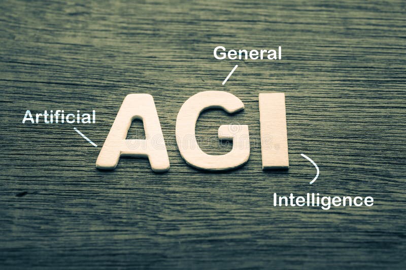 AGI: Artificial General Intelligence Concept Stock Photo - Image of future, intelligence: 391727118