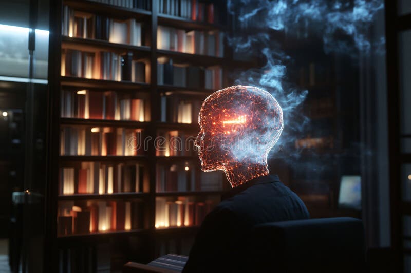 AGI Futuristic Knowledge Sphere Stock Image - Image of connections ...