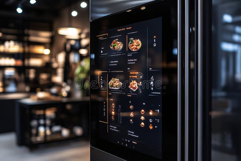 AGI Smart Kitchen Technology in Action Stock Image - Image of ...