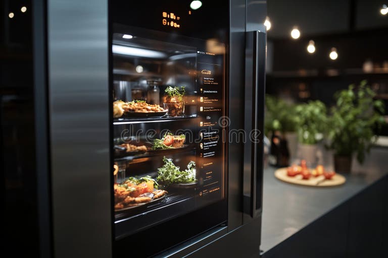 AGI Smart Refrigerator with Interactive Display, AGI Smart Kitchen ...