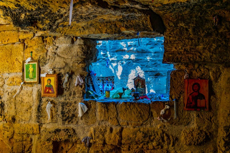 Agia Solomoni Catacombs in Paphos, Cyprus Stock Photo - Image of agia ...