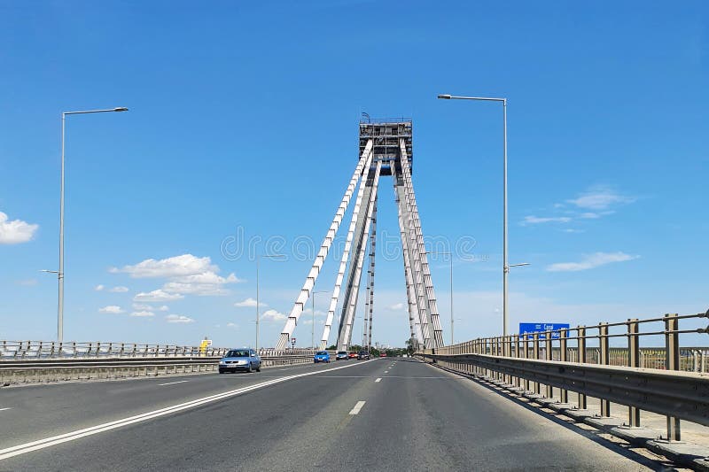 Agigea Bridge Over Danube - Black Sea Canal in Romania Editorial Image ... Agigea Bridge Over Danube - Black Sea Canal in Romania Editorial Image ...