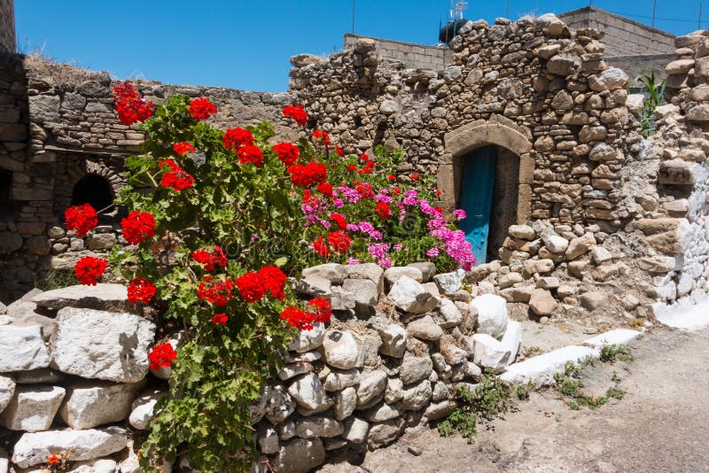 Agii Deka stock photo. Image of beautiful, europe, geranium - 73531020