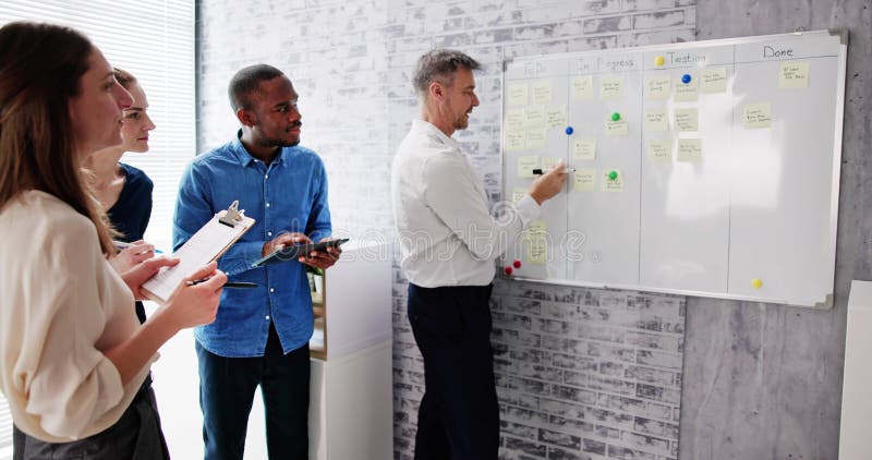 Agile Business Team stock photo. Image of planning, african - 268908442