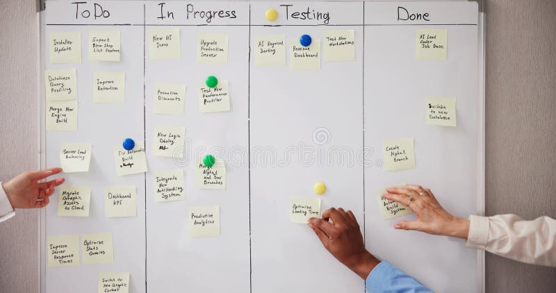 Agile Business Team stock photo. Image of white, management - 279241400