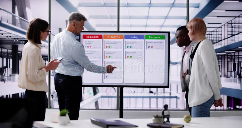 Agile Business Team stock photo. Image of task, meeting - 323080606