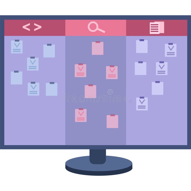 Scrum Development Process Cycle Diagram Concept Vector Illustration ... Scrum Development Process Cycle Diagram Concept Vector Illustration ...