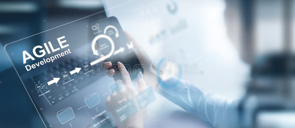 Agile Development And Sprint Execution In Digital Workflow Stock Image Image Of Iteration 0259