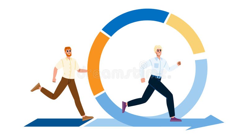 Agile Iterative Development Vector Stock Illustration - Illustration of ...