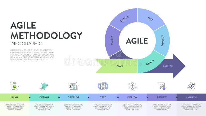 Agile Lifecycle Methodology Infographic is a Processes To Create and ...