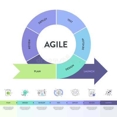 Agile Lifecycle Methodology Infographic is a Processes To Create and ...
