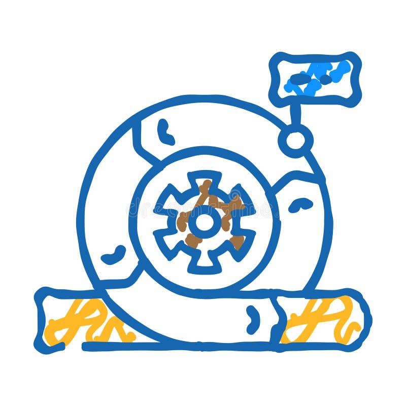 Agile Methodology Analyst Icon Doodle Illustration Stock Vector ...