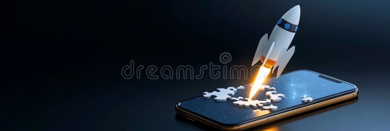 Agile Methodology Puzzle Piece Rocket Launch Agile Project Teamwork ...