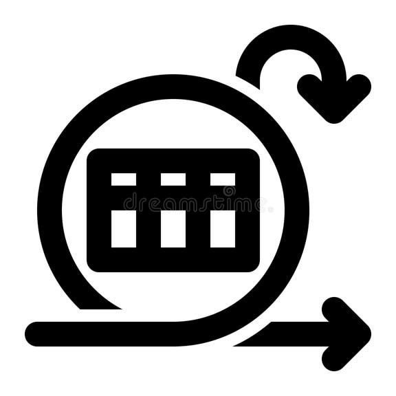 Scrumban, Scrum, Kanban Outline Icon Stock Vector - Illustration of ...