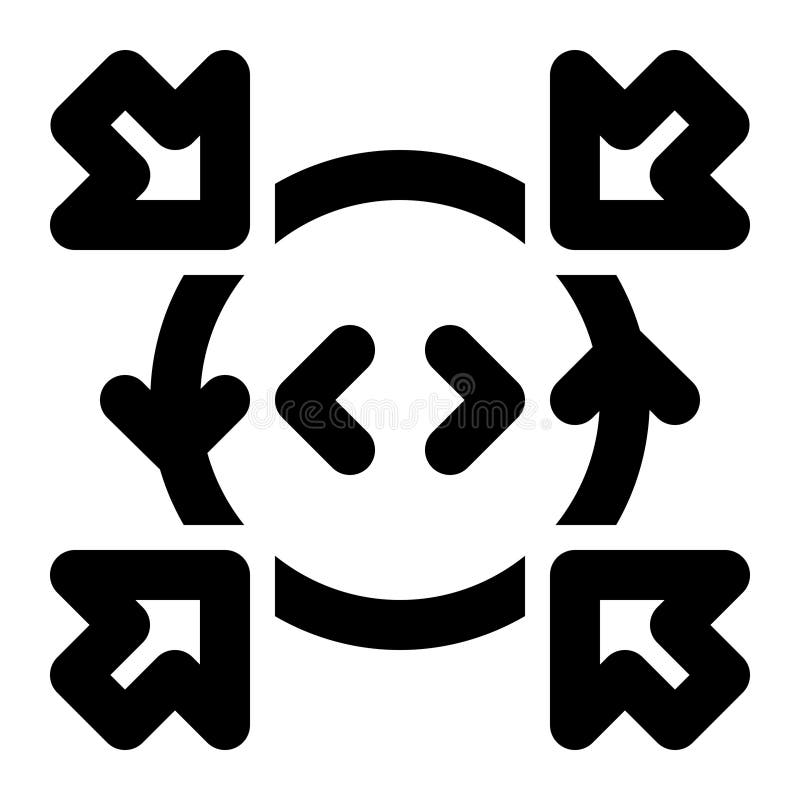 Continuous Integration, Continuous, Development Outline Icon Stock ...