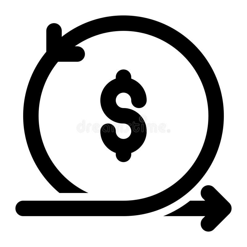 Business Agility, Business Process, Finance Outline Icon Stock Vector ...