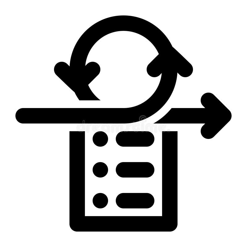 Backlog, Product Backlog, Requirement Outline Icon Stock Vector ...