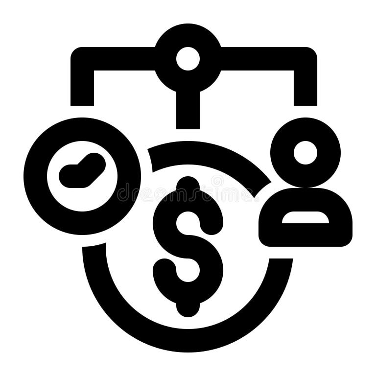 Resource Allocation, Allocation, Task Management Outline Icon Stock ...