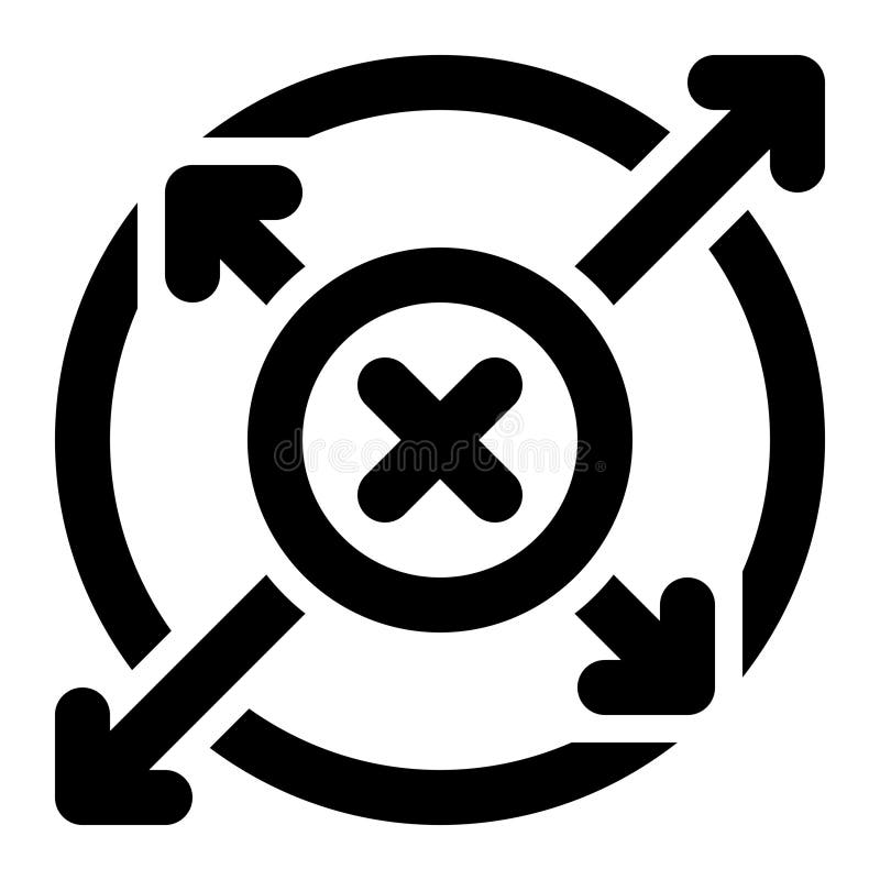 Scope Creep, Uncontrolled, Scope Outline Icon Stock Vector ...