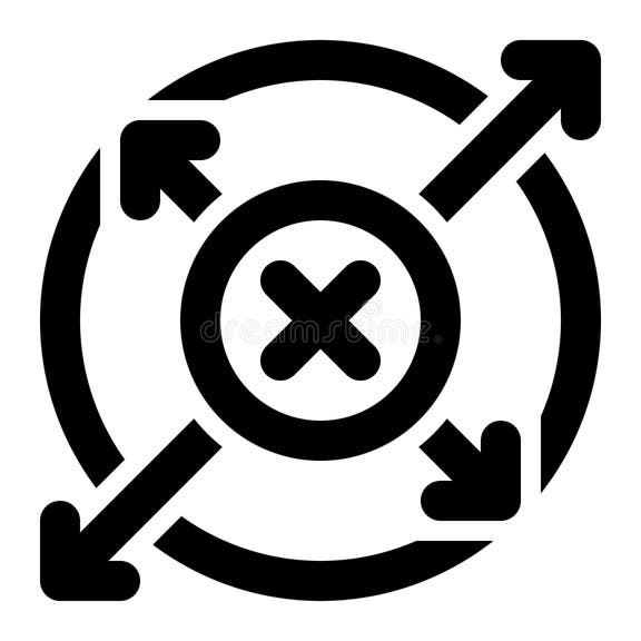 Scope Creep, Uncontrolled, Scope Outline Icon Stock Vector ...