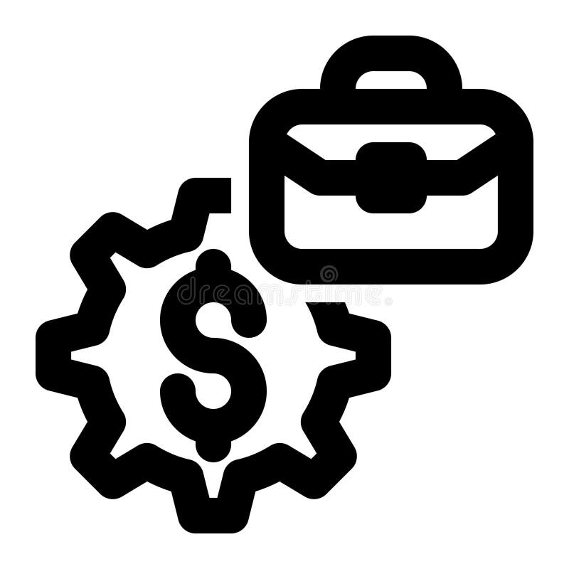 Business Operations, Business Process, Business Outline Icon Stock ...
