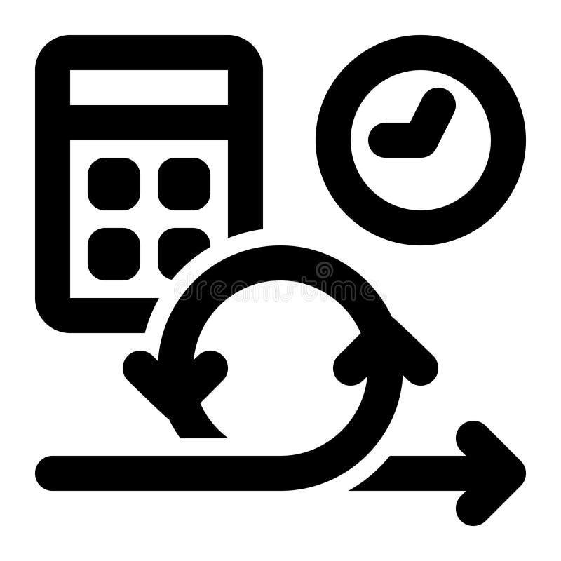 Estimation, Project Estimation, Calculation Outline Icon Stock Vector ...