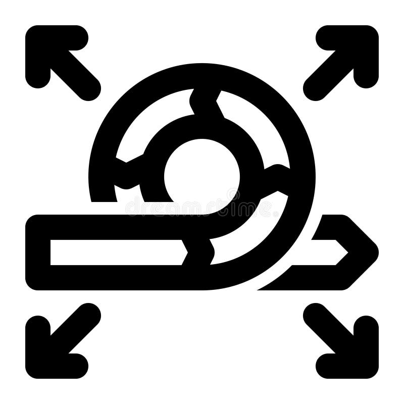 Agile Deployment, Deployment, Launch Outline Icon Stock Vector ...