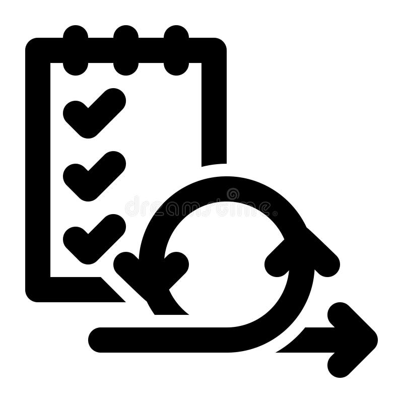 Testing, Agile Testing, Agile Outline Icon Stock Vector - Illustration ...