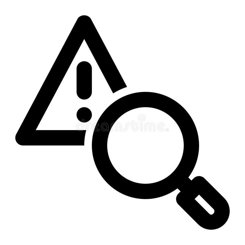 Risk Monitoring, Risk Analysis, Risk Outline Icon Stock Vector ...