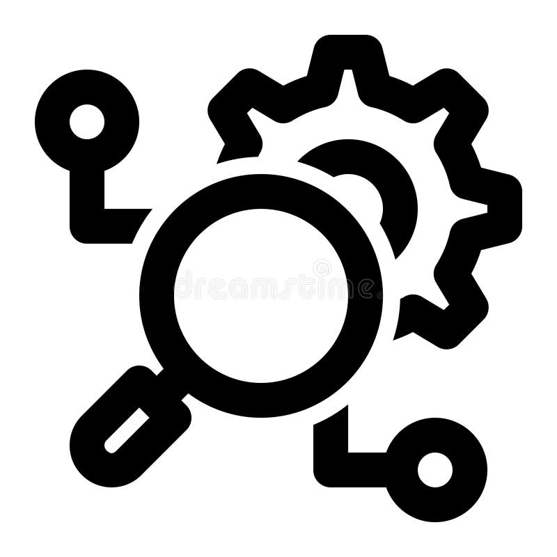 Project Analysis, Project Research, Project Management Outline Icon ...