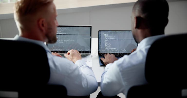 Agile Pair Programming and Extreme Coding Stock Photo - Image of coding, multiple: 294198454