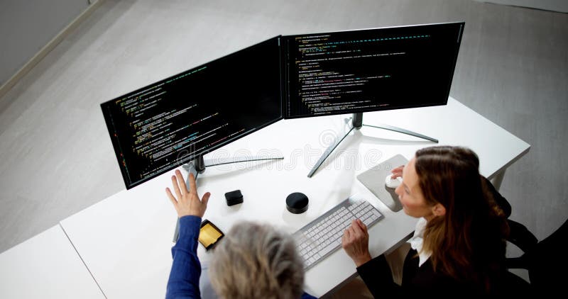Agile Pair Programming And Extreme Coding Stock Image Image Of Methodology Office 314576893
