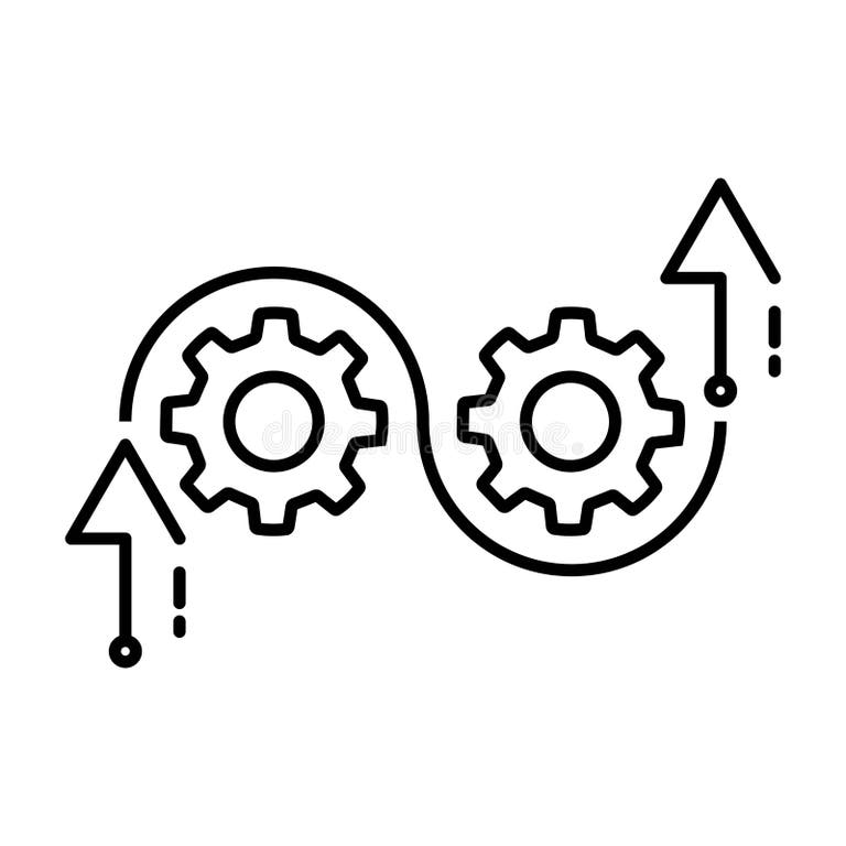 Methodology Flexible Work Process Arrow Icon Stock Illustrations – 317 ...