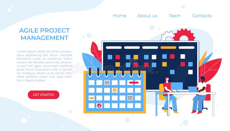 Agile Project Management. Communication, Teamwork, Business Process ...