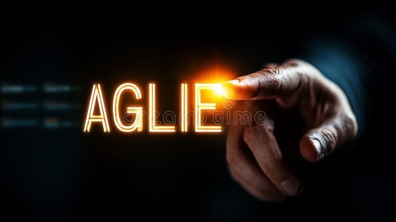 Agile Software Development Scrum Methodology Boards. Workflow, Finger ...