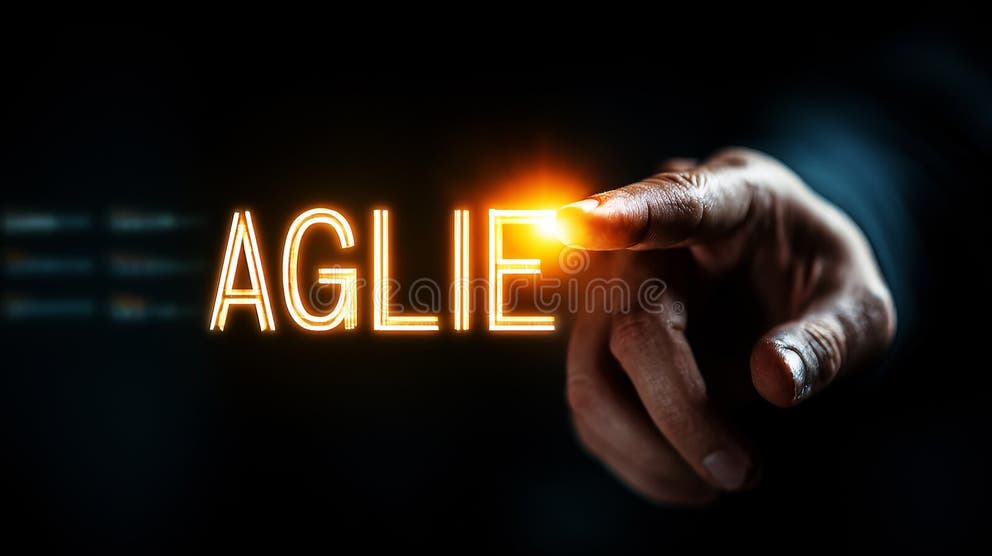 Agile Software Development Scrum Methodology Boards. Workflow, Finger ...