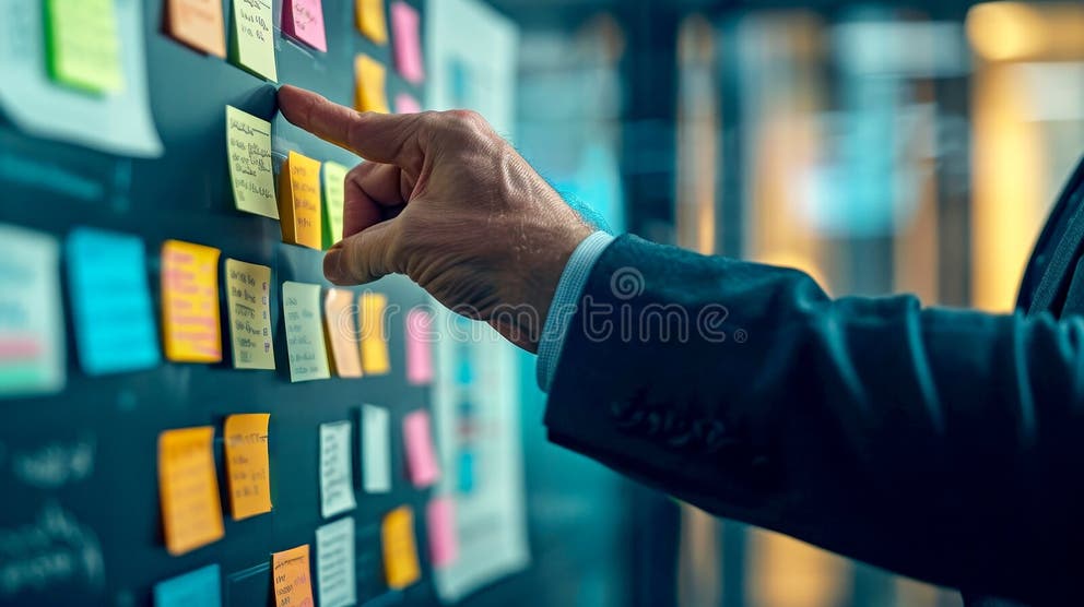 Agile Software Development Scrum Methodology Boards. Workflow, Finger ...