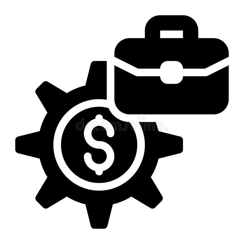 Business Operations, Business Process, Business Glyph Solid Icon Stock ...