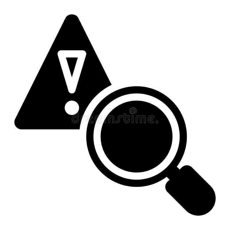 Risk Monitoring, Risk Analysis, Risk Glyph Solid Icon Stock Vector ...