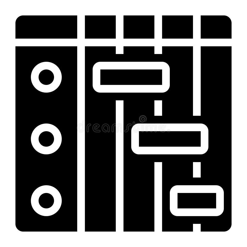 Gantt Chart, Gantt, Schedule Glyph Solid Icon Stock Vector ...