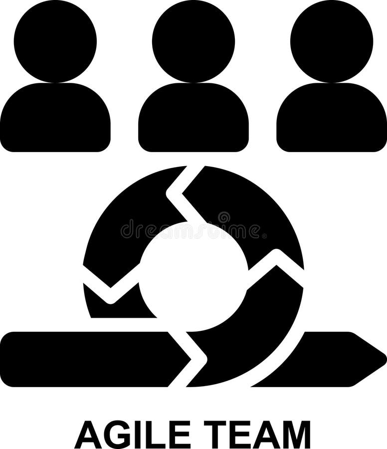 Agile Team, Agile, Group, Team, Collaboration, Project Management Solid ...